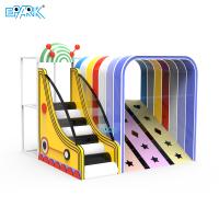 China Commercial Double Slide Combo Soft Play Equipment for sale
