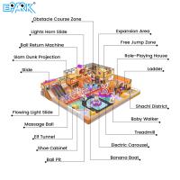 China Commercial Indoor Playground Equipment for 240㎡ Play Area for sale