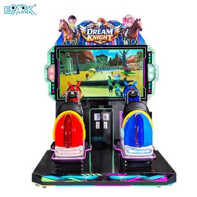 China Amusement Park Kids Coin Operated Game Machine Dream Knight Horse Racing Machine for sale