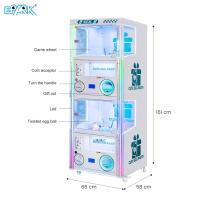 China Commercial Large Coin Operated Double-Layer Capsule Toy Vending Machine for sale