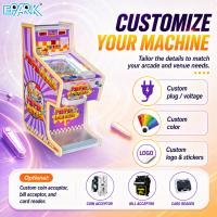 China Mini Pinball Machine Kids Arcade Game Machine Coin Operated Game for sale