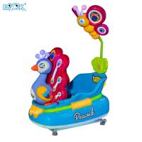 China Amusement  Machine Coin Op Kiddie Rides Peacock Swing Machine for sale