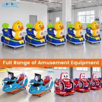China Up And Downjet Kiddy Ride Machine With Double Seat / Steering Wheel for sale