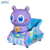 China Cartoon Mini Coin Operated Toy Rides / Train Swing Car Game Machine 45kg for sale