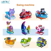 China Cartoon Mini Coin Operated Toy Rides / Train Swing Car Game Machine 45kg for sale