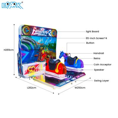 China Dual Player Horse Racing Arcade Simulator Game Machine for sale