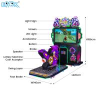 China Motorcycle Racing Arcade Machine Simulator For Entertainment Business for sale