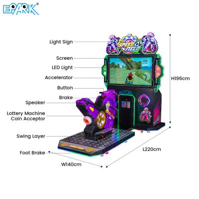 China Motorcycle Racing Arcade Machine Simulator For Entertainment Business for sale