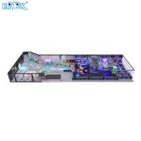 China Kids And Adult Play Coin Pusher Air Hockey Table Game Machine 150 * 700 * 150 cm for sale