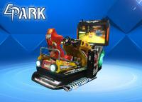 China Interactive Rocking Seat Arcade Racing Game Machine With 55 Inch Screen for sale
