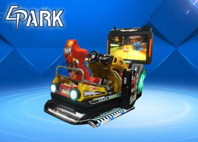 China Interactive Rocking Seat Arcade Racing Game Machine With 55 Inch Screen for sale