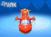 China Cute Flyman Cartoon Bumper Car Games / Kiddie Ride Electric Bumper Cars for sale