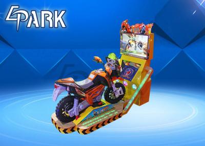 China Child Coin Operated Motorcycle Simulator / Arcade TT Motor Racing Video Game Machine for sale