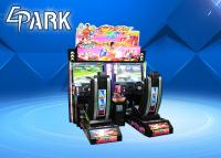 China 42 Inch Screen Driving Car Racing Game Machine Alloy Steel Structure for sale