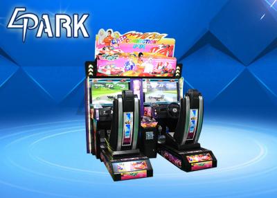 China 42 Inch Screen Driving Car Racing Game Machine Alloy Steel Structure for sale