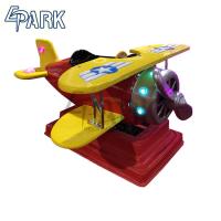 China Fiberglass Propeller Aircraft Rocking Ride Machine For Child Commercial Amusement Facilities for sale