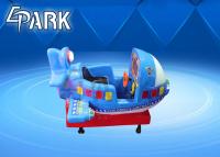China Blue Kiddie Ride Machine Glider Foam Airplane Manual Throwing Fun Challenging Outdoor Sports Toy for sale