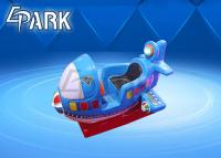 China Blue Kiddie Ride Machine Glider Foam Airplane Manual Throwing Fun Challenging Outdoor Sports Toy for sale