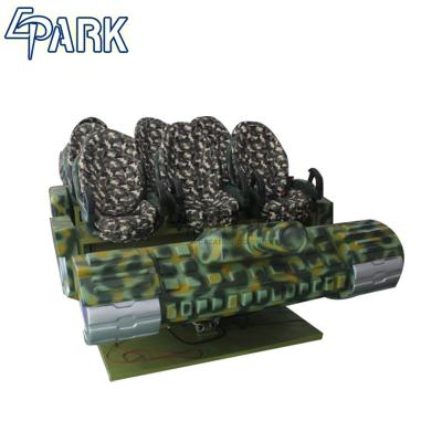 China Amusement Ride Virtual Reality Simulator 9D Electric Motion Cinema Tank 6 Seats for sale