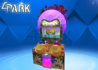 China Children Coin Operated Drum Music video Game Machine With Lottery Ticket redemption for sale