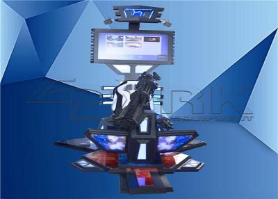 China Virtual Reality Fighting  Game Machine 9D VR Gatling Gun 360 Cinema Simulation for sale