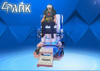 China Fiberglass And Plastic 9D VR Simulator /  2 Player Roller Coaster Arcade Machine for sale