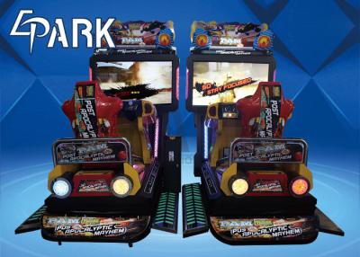China Video Entertainment Coin Pusher Game Machine 3D Dynamic Motion Racing Car for sale