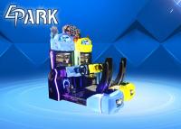 China Indoor Split Second  Coin Conjoined Racing Game Machine Two Player With Flashing Light And Rocking Music for sale
