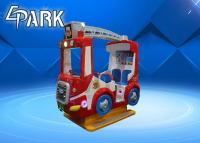 China English Version Fire Truck Kiddy Ride Machine Children Swing Car coin pull game machine for sale for sale