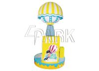 China Amusement Kiddy Ride Machine Funny Merry Go And Down Entertainment Bike game machine with swing and rotation for sale