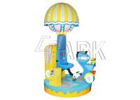 China Amusement Kiddy Ride Machine Funny Merry Go And Down Entertainment Bike game machine with swing and rotation for sale