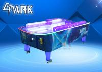 China Cute Coin Operated Arcade Machines L Size Curved Air Hockey Table for sale