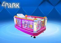 China Amusement Game Machines Coin Operated Arcade Foot Touch Screen With Lottery Ticket Print for sale