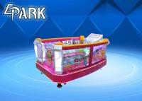 China Amusement Game Machines Coin Operated Arcade Foot Touch Screen With Lottery Ticket Print for sale