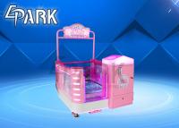 China 300W Amusement Game Machines  , Coin Pusher Happy Stepping Pink Initial D Arcade Machine for sale