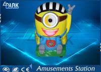 China Safety Kiddy Ride Machine Coin Operated Carousel Kiddie Rides Minions Swing Car for sale
