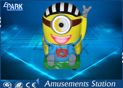 China Safety Kiddy Ride Machine Coin Operated Carousel Kiddie Rides Minions Swing Car for sale