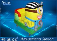 China Safety Kiddy Ride Machine Coin Operated Carousel Kiddie Rides Minions Swing Car for sale