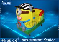 China Safety Kiddy Ride Machine Coin Operated Carousel Kiddie Rides Minions Swing Car for sale
