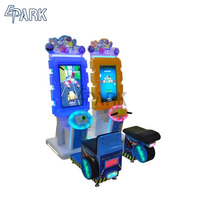 China Blond Children Amusement Video Arcade Racing Simulator / Electronic Game Machine for sale