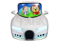 China Kids coin operated racing car driving simulator EPARK mini amusement park FRP kiddie rides for FEC for sale