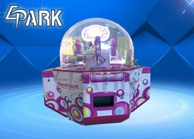 China Coin Operated Kids Amusement Redemption Game Machine / Sweet Land 4 Push Candy Claw Crane Machine for sale