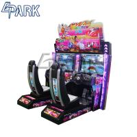 China Teenager Or Adult Car Racing Video Arcade Game Machine For Two Players for sale