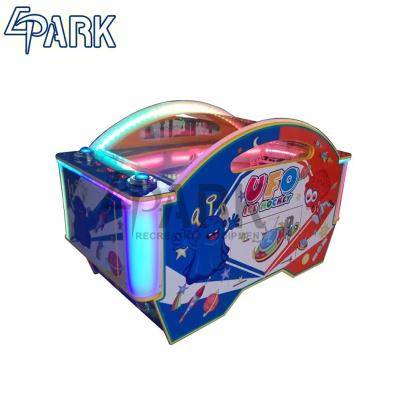 China UFO Ice Hockey Arcade Video Game Machine Wood ,  Metal Matrial For Amusement Park for sale
