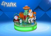 China Kids Amusement Revolving Carousel Kiddie Rides Coin Operated Rotating Games Two Players for sale