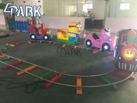 China 4*6 Oval Type  Commercial Electric Ride On Train For Children Paradise Playground for sale