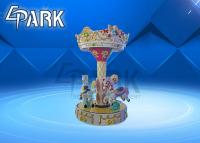 China Theme Park Merry Go Round Carousel With 3 Chairs  Smart Design 80W for sale