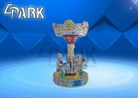 China Theme Park Merry Go Round Carousel With 3 Chairs  Smart Design 80W for sale