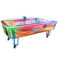 China Child Amusement Game Machines Coin Operated L Size Curved Air Hockey Table for sale