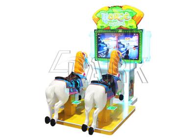 China Cheap price coin operated storefront video horse racing game EPARK children swing rides on machine for sale for sale